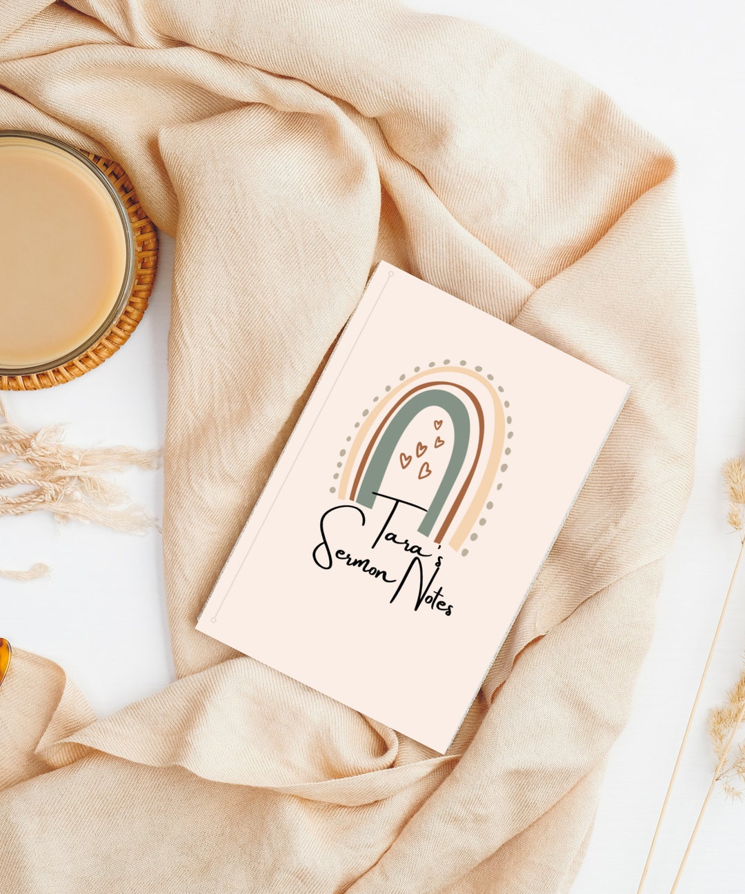 Personalized Church Notes Sermon Notebook Rainbow Love - Etsy