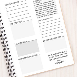 Personalized Church Notes Sermon Notebook Rainbow Love - Etsy