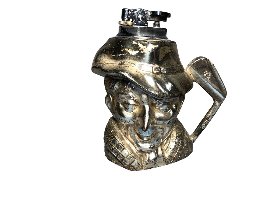 Vintage Golfer Bing Crosby Bust and Golf Club Handle Table Lighter - Etsy
