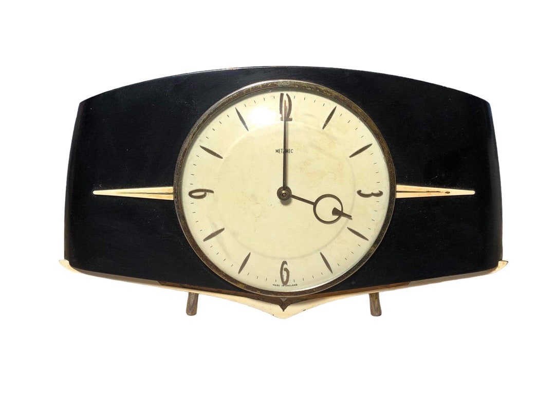 Art Deco Wind up Mantel Clock by Metamec Mid Century Unusual - Etsy UK