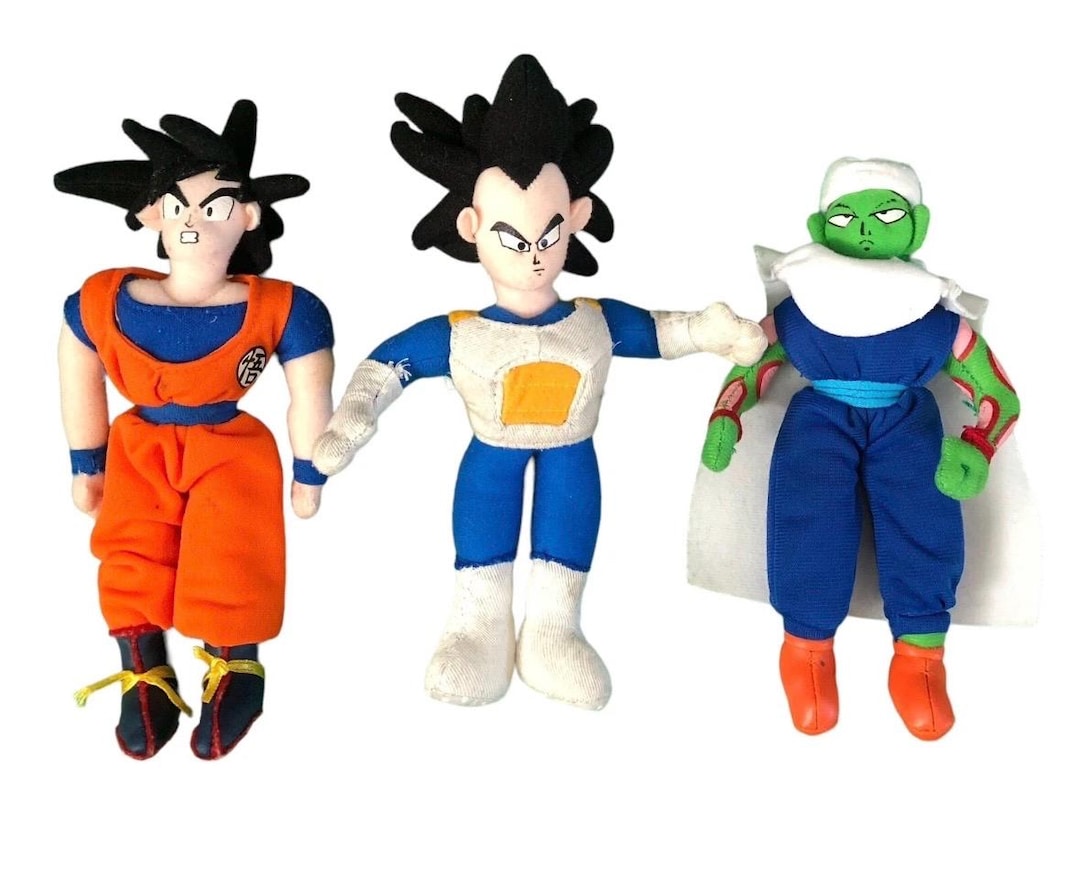 Dragon Ball Z Trebellos Anime Vintage Plush Soft Toy 1989 Goku Vegeta ...