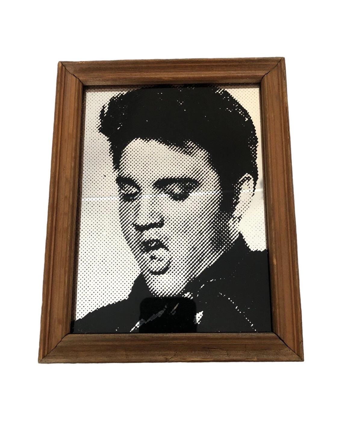 Elvis Presley Pictured Mirror Vintage Collectable 18x23 Cm Mencave - Etsy