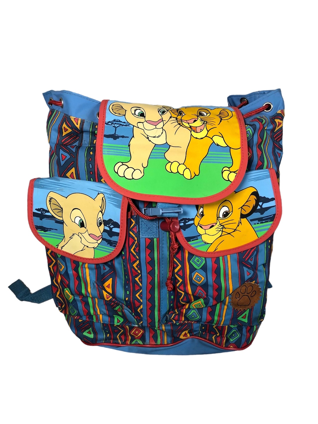 Lion King Backpack Vintage Disney Nala and Simba 90s Rare - Etsy