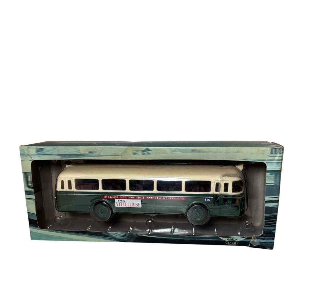 1953 Chausson Aph2/52 Ratp Bus Diecast, East Paris, 1/43 Scale - Etsy