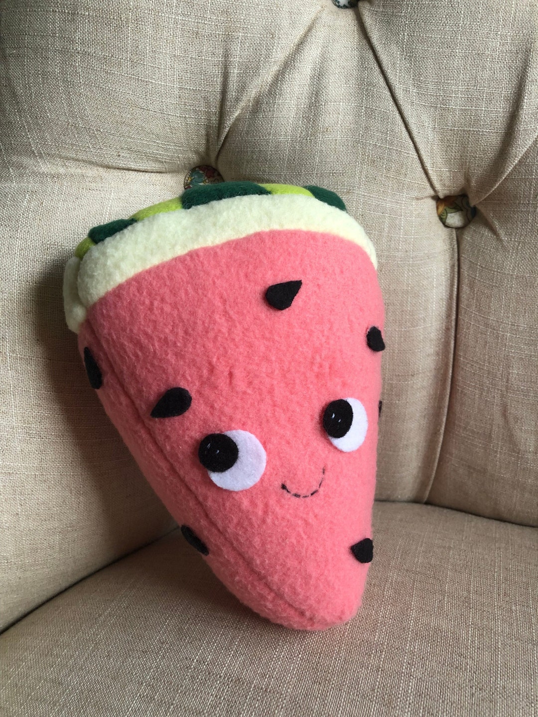 Plush Watermelon Slice - Etsy