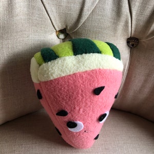 Plush Watermelon Slice - Etsy