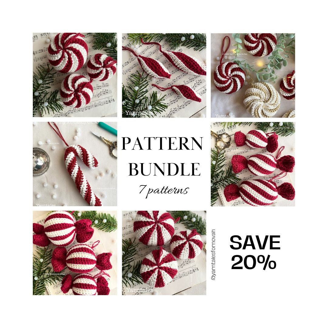 Crochet Patterns • Swirly Baubles • Pattern Bundle With 7 Patterns ...