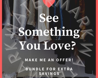 Poshmark Closet Sign - for Offers and Bundles - Etsy