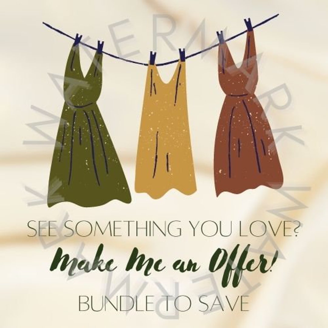 Poshmark Closet Sign - for Offers and Bundles - Etsy