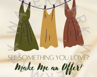 Poshmark Closet Sign - for Offers and Bundles - Etsy