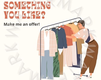 Poshmark Closet Sign for Offers and Bundles - Etsy