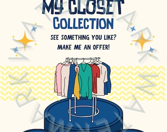 Poshmark Closet Sign for Offers and Bundles - Etsy