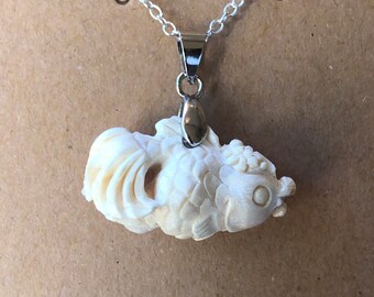 Simple Carved Fish - Etsy