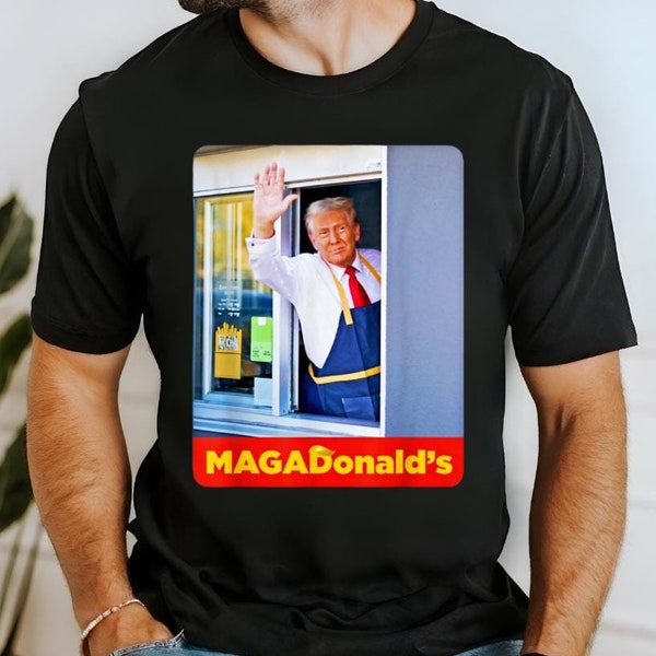 Trump Mcdonalds Tshirt - Etsy