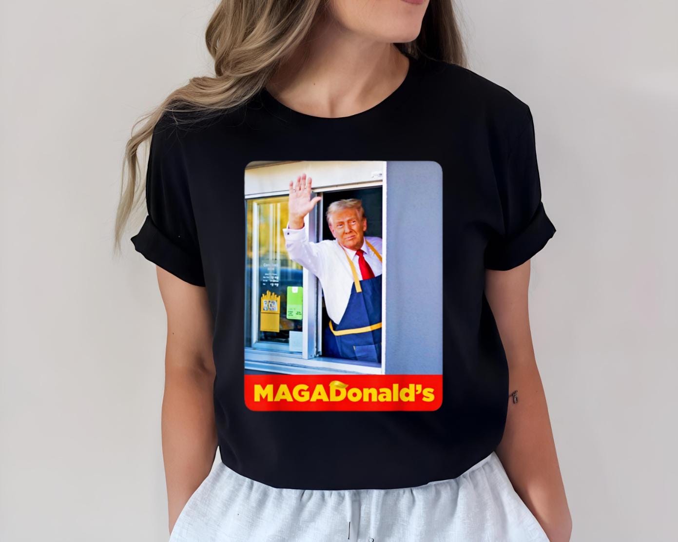 Funny Trump PNG Magadonalds Mcdonald PNG Pennsylvania Trump 2024 Png ...