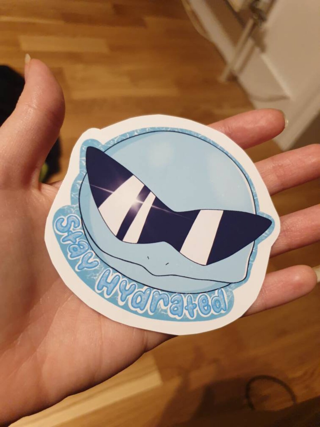 STAY HYDRATED Poke Inspired, Funny Meme, Kawaii Anime Vinyl Sticker ...