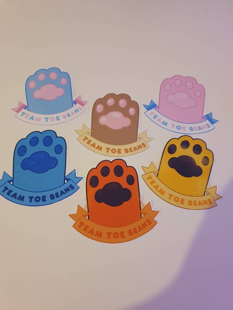 Eeveelution Toe Beans Pokemon Poke Inspired Stickers Cute - Etsy UK
