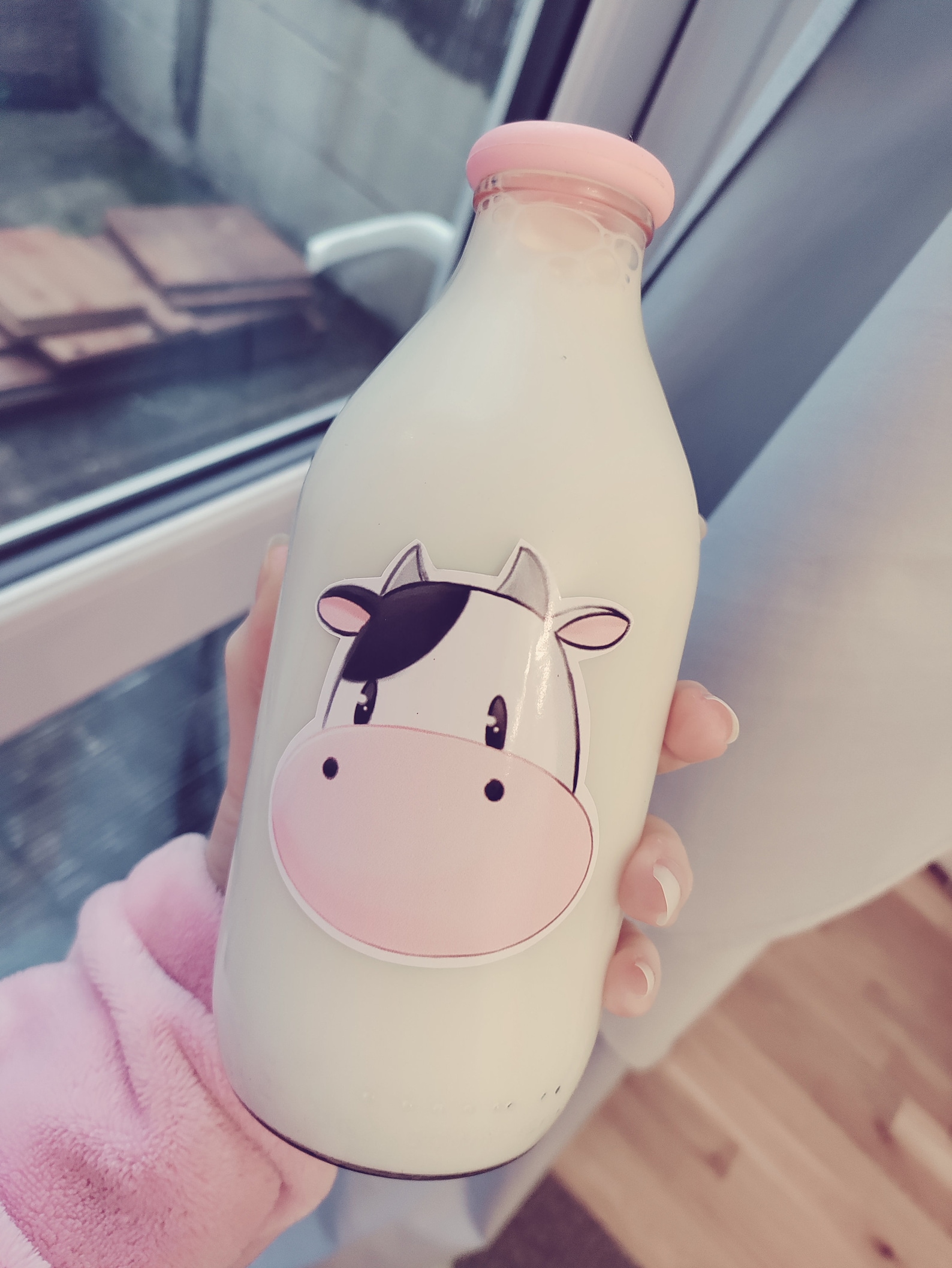 Kawaii Bubble Cow Stickers, Cute Pink Farming Sim, Moo Milk - Etsy