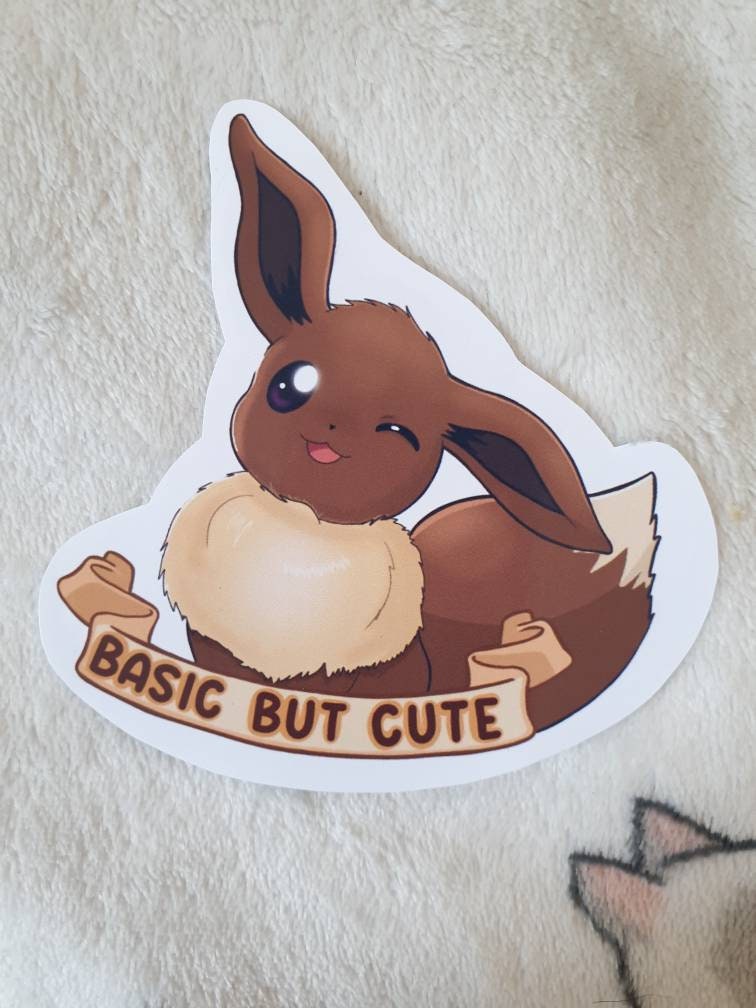 Pokemon EEVEE basic but Cute Poke Inspired Funny - Etsy