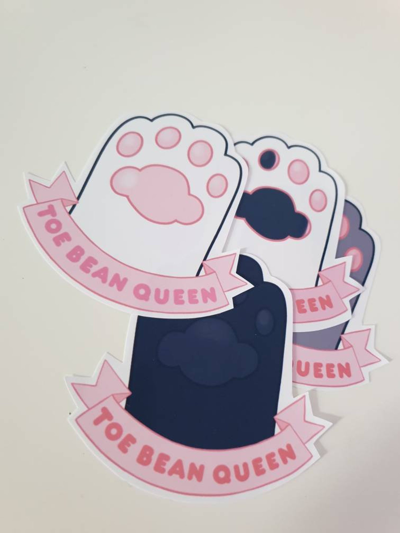 Cat Paw, Custom Pet Toe Bean Queen Stickers, Splashproof Sticker, Cute ...