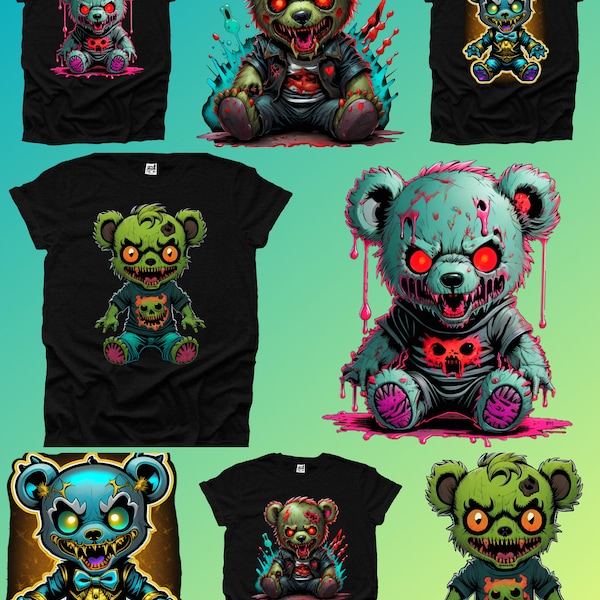 Zombie Teddy Bear - Etsy UK