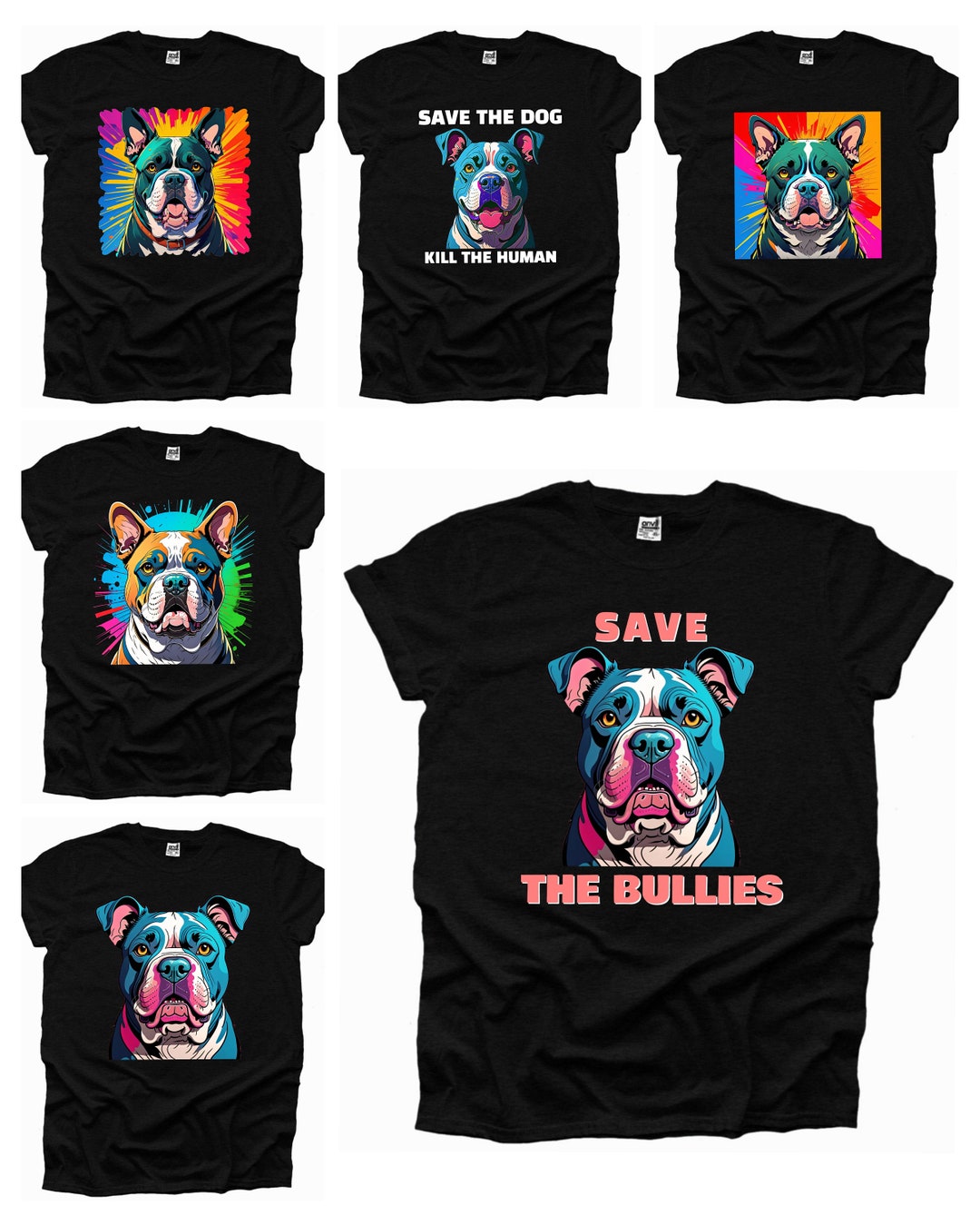 Save the Bullies XL Bully Pocket Pitbull I Love Dogs Cute Man's Best ...