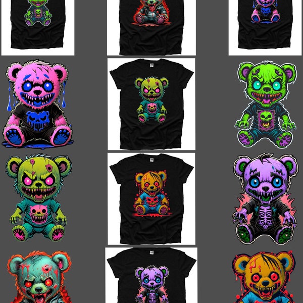 Zombie Teddy Bear - Etsy UK