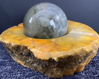 Alabaster Sphere - Etsy