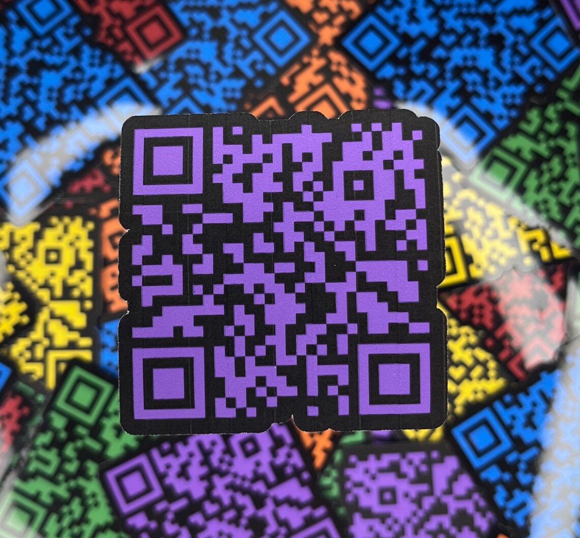 QR Code Rick Astley never Gonna Give You Up | Etsy Australia