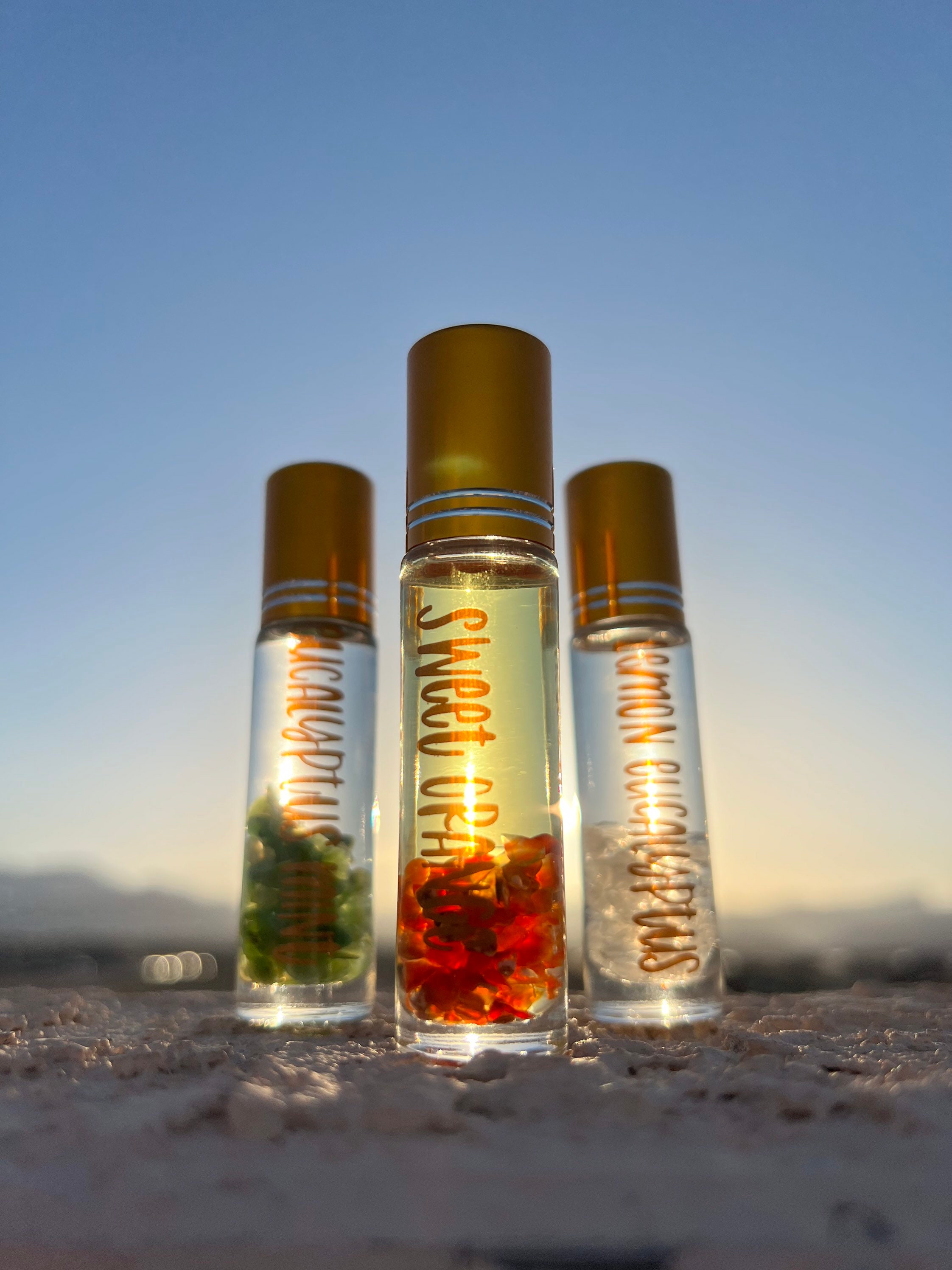 Custom Essential Oil 10ml Rollerball With Charged Crystals and ...