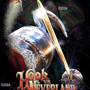Original Screen-used 24K Gold Peter Pan Sword Prop – "hook VS Neverland ...