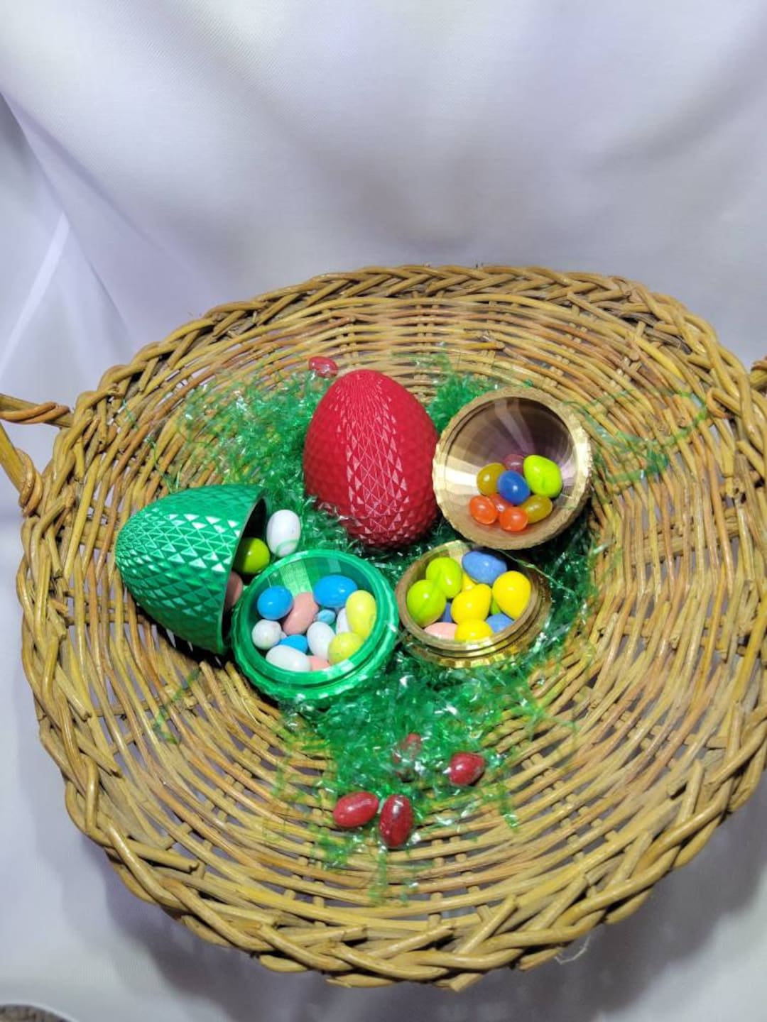 3D Easter Egg / 3D Dragon Egg / Openable / Container / Reusable / 2 ...