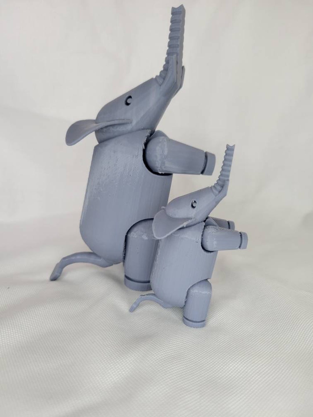 3D Printed Elephant | Fidget Toy \ Desktop Toy - Etsy