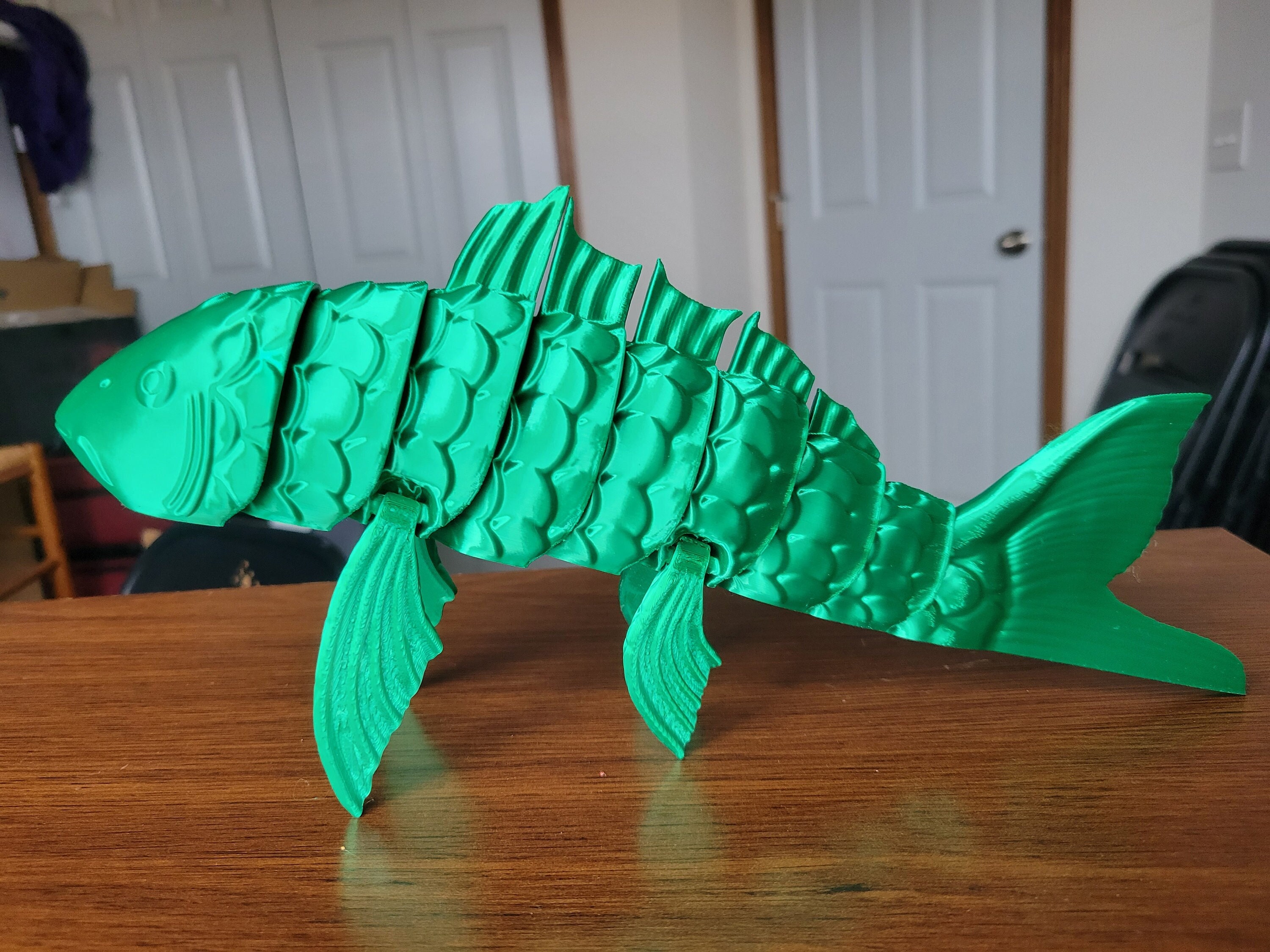 3D Koi Fish! Articulating 3D Printed / Desk Toy / Desk Decoration ...