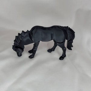 3D Printed Horse Articulating 3D Printed / Desk Toy / Desk Decoration ...