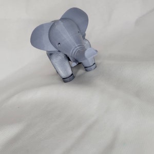 3D Printed Elephant | Fidget Toy \ Desktop Toy - Etsy UK