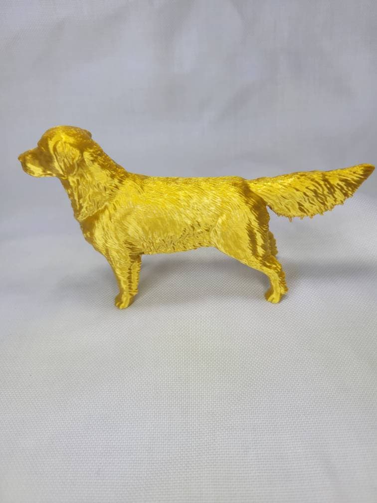 Golden Retriever 3D Printed / Desktop Toy. - Etsy