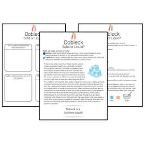 Science Experiment: Oobleck | Solids and Liquids | Elementary Science ...