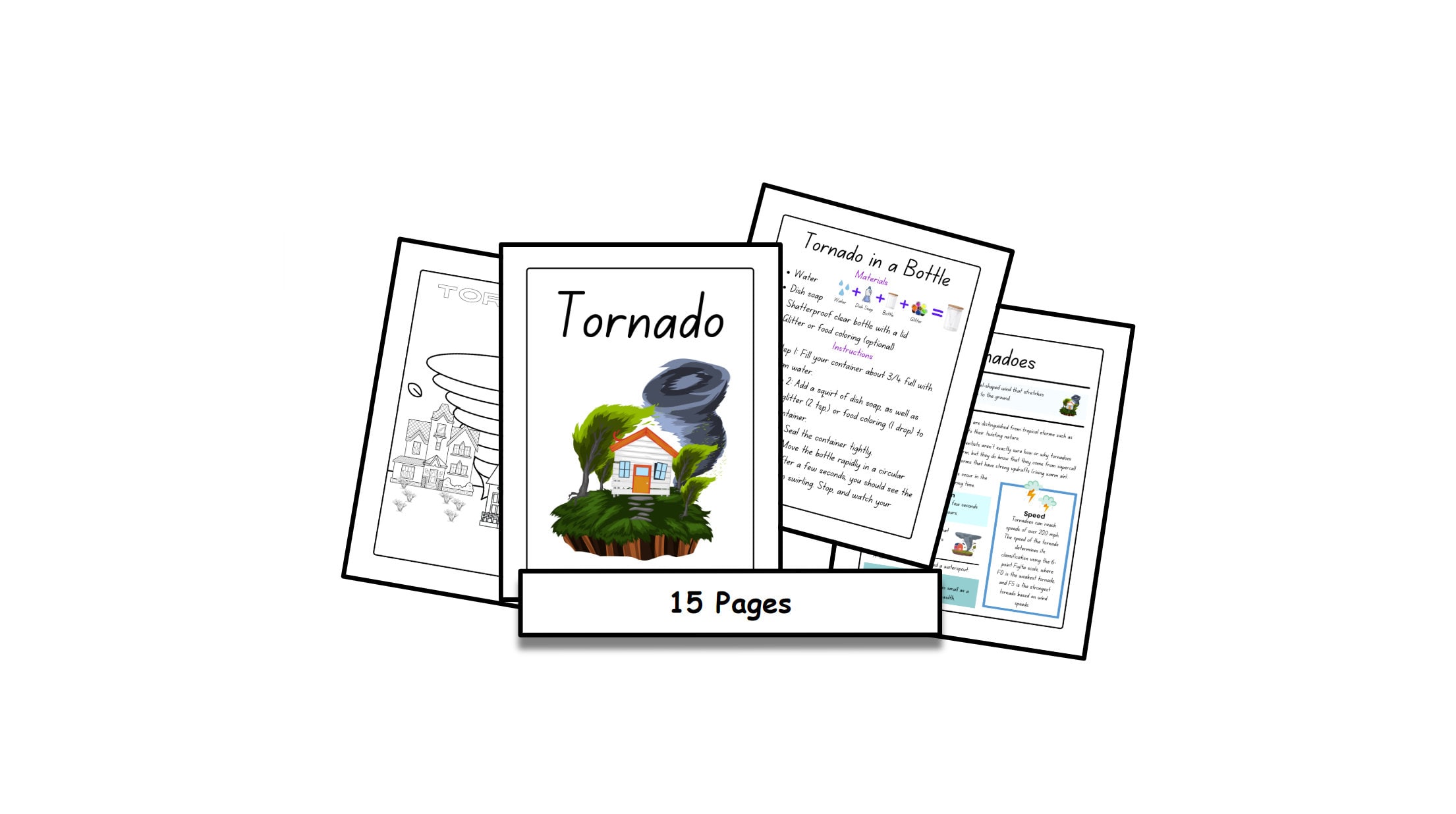 Tornado for Kids Elementary Science Middle School Science - Etsy