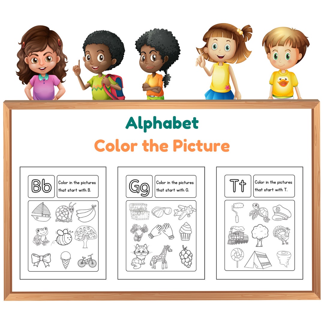 Educational Alphabet Coloring Book for Language Development | Printable ...
