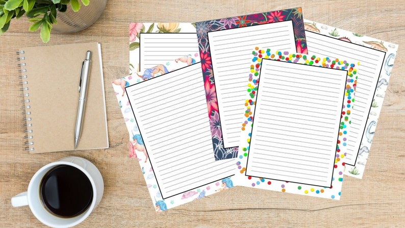 Printable Blank Journal Pages | Kids Journal | Adult Journal | Work ...