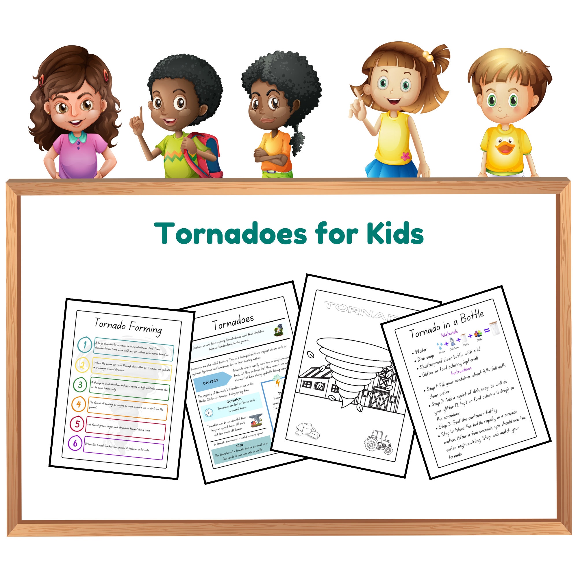 Tornado for Kids Elementary Science Middle School Science - Etsy