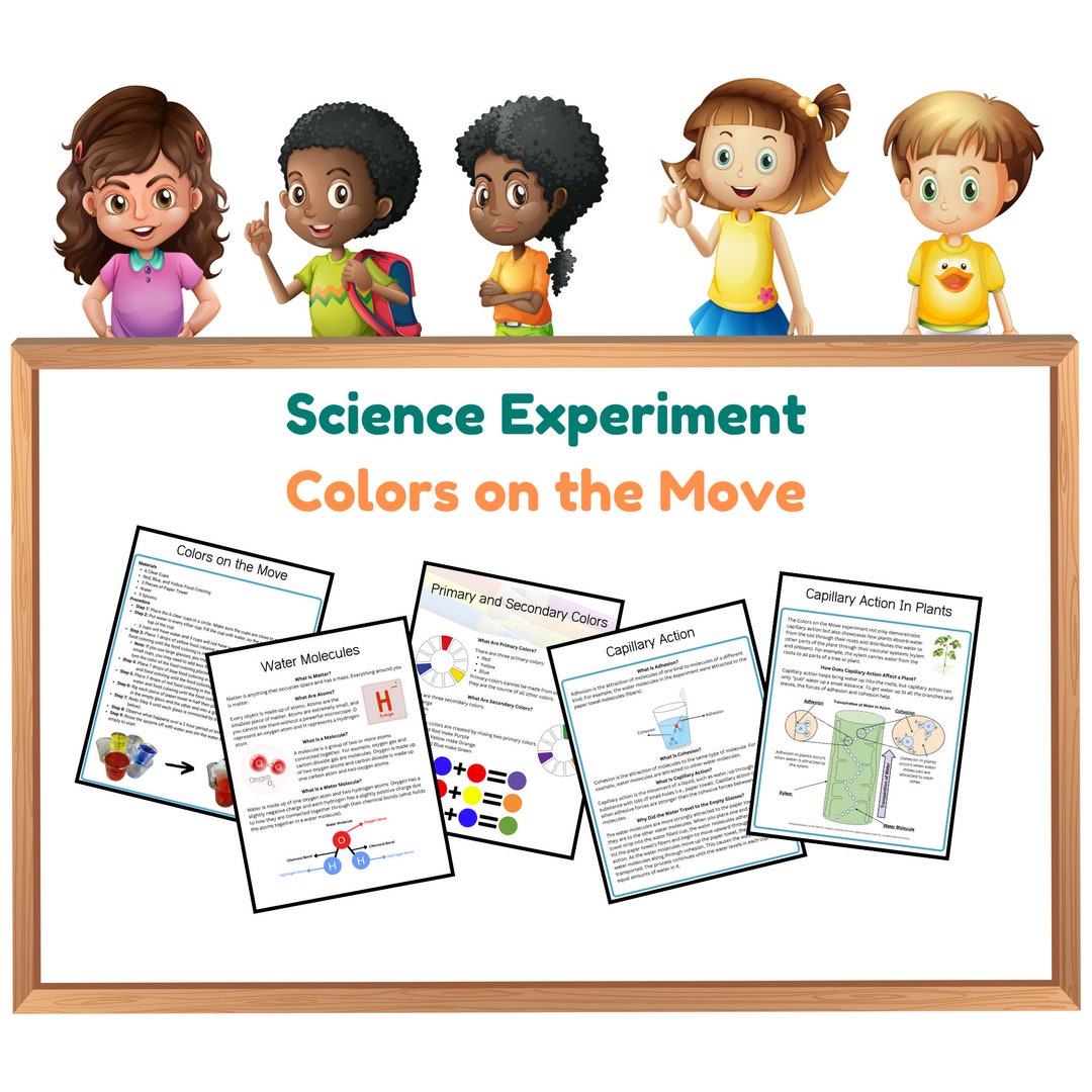 Science Experiment: Colors on the Move | Primary and Secondary Colors ...