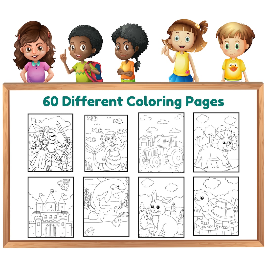 Digital Coloring Pages | Kids Coloring Pages | Printable Coloring Pages ...