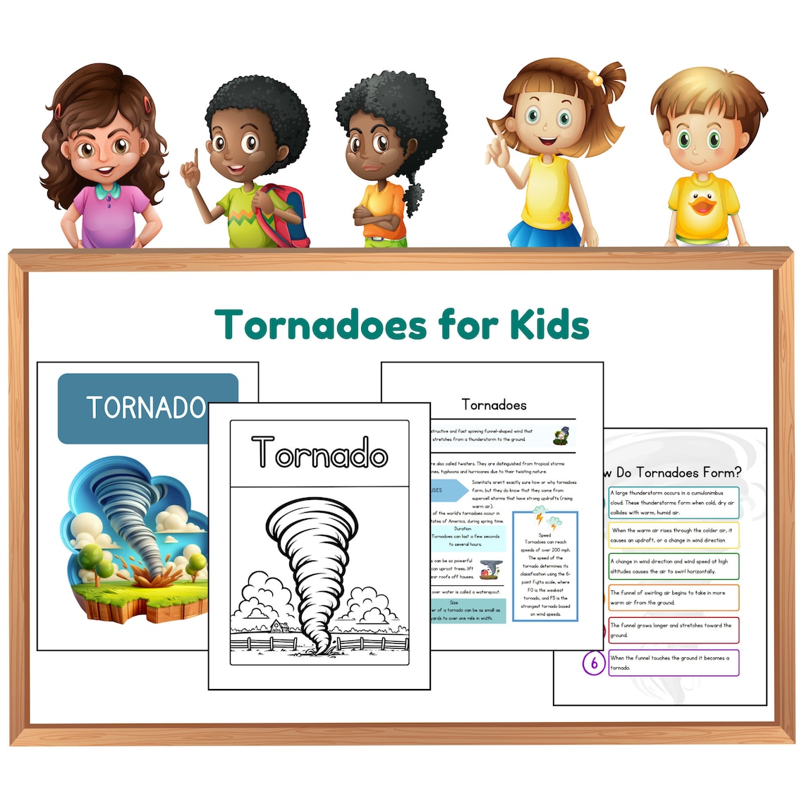 Tornado Science Unit Study | Kids' Experiment (digital Download) - Etsy