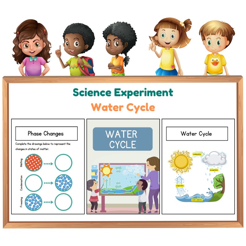 Science Experiment: Water Cycle Science Lab Kid Activity Elementary ...