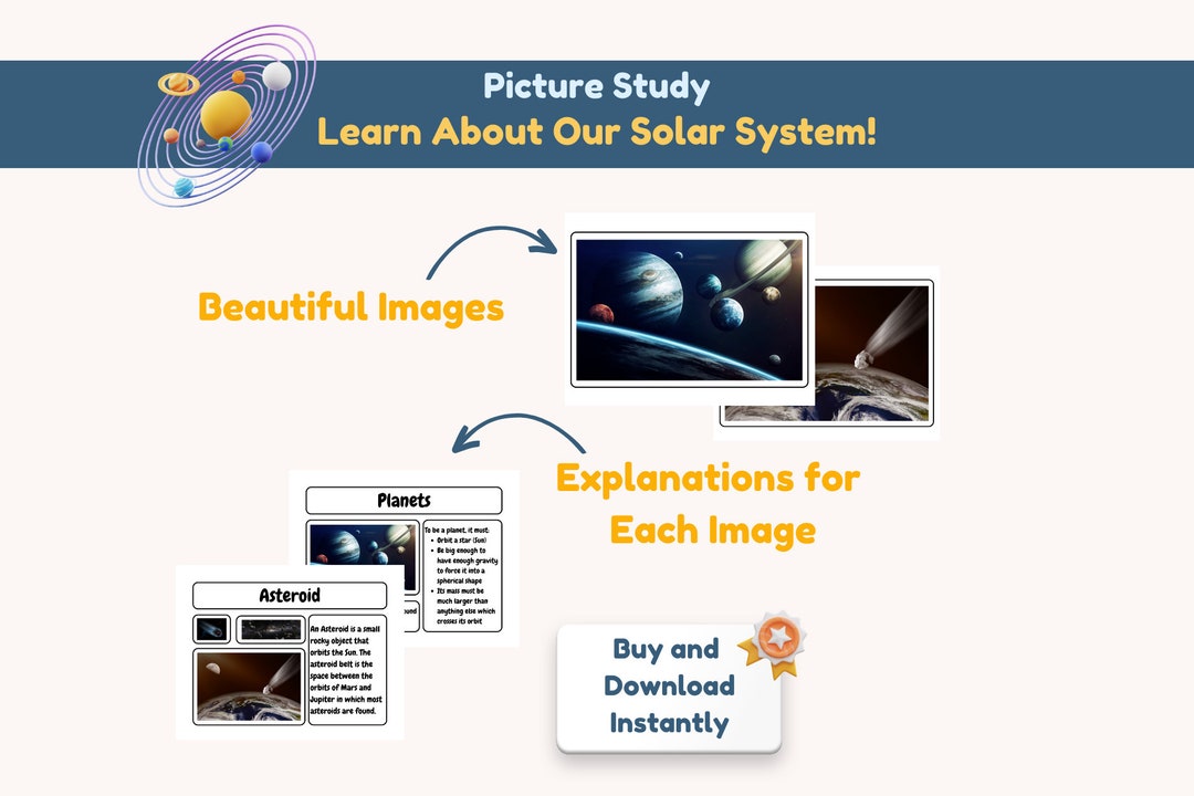 Picture Study: Our Solar System | Planets, Galaxy, Stars, Constellation ...