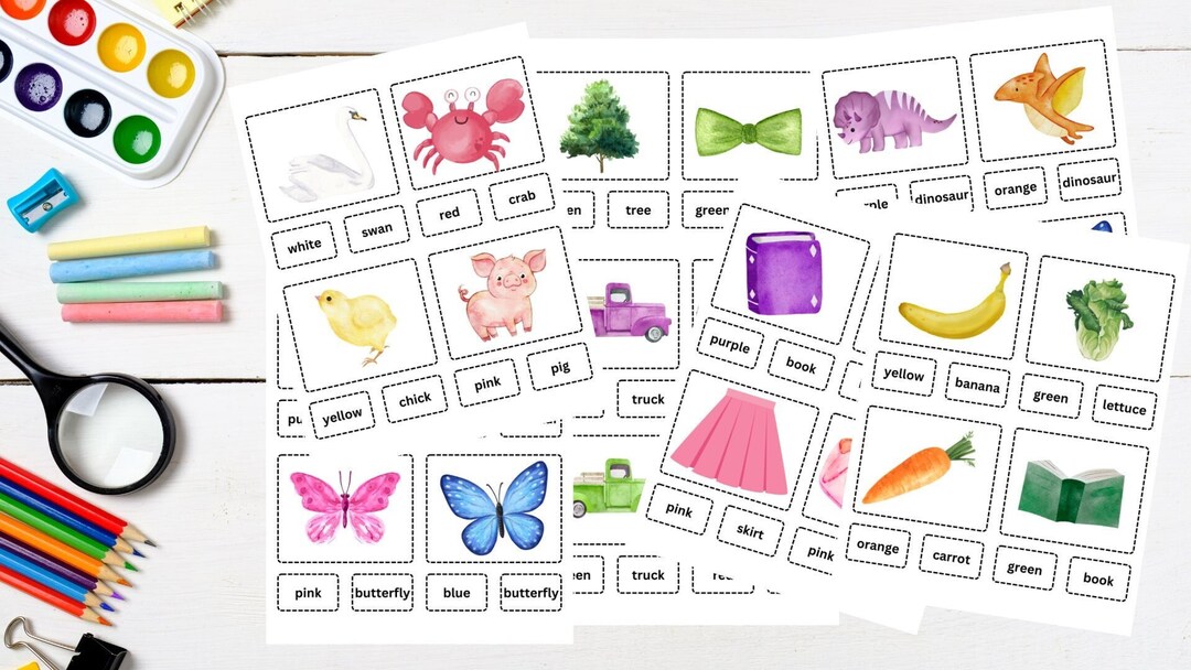 Learn Colors | First Words | Color Sorting | Preschool | Homeschool ...