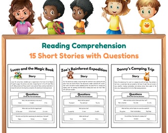 20 Reading Comprehension Stories Multiple Choice - Etsy