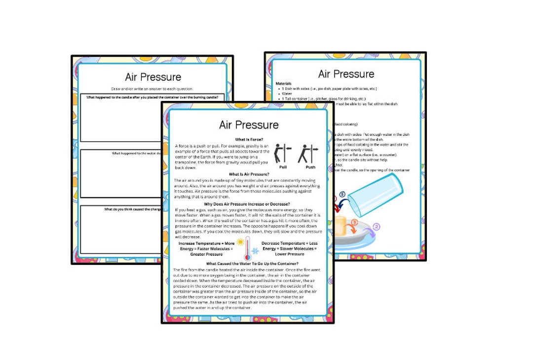 Air Pressure For Kids